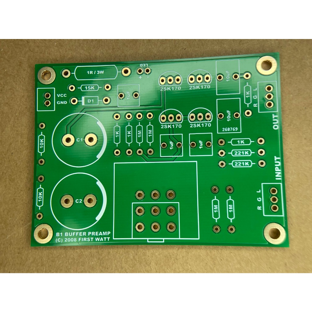 Pcb B1 Buffer Preamp ชุบทองเขียว | Shopee Thailand