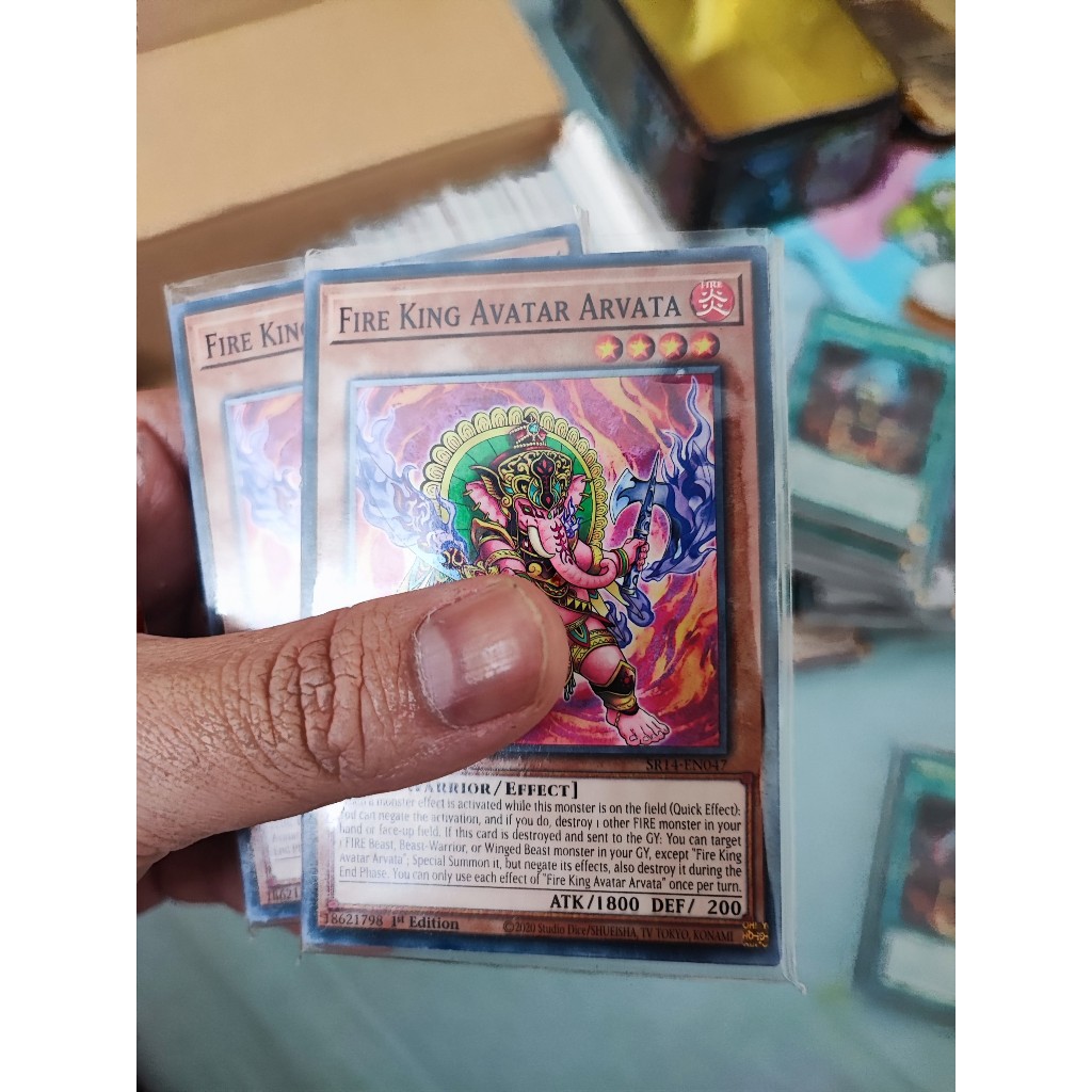[Yugioh Funny Shop] การ์ด 1 ใบ Fire King Avatar Arvata - SR14-EN047 ...