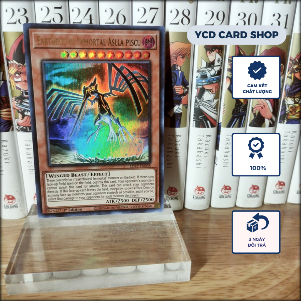 [YCDcardgame] การ์ด Yugioh ของแท้ Earthbound Immortal Aslla Piscu – Ultra Rare | Shopee Thailand