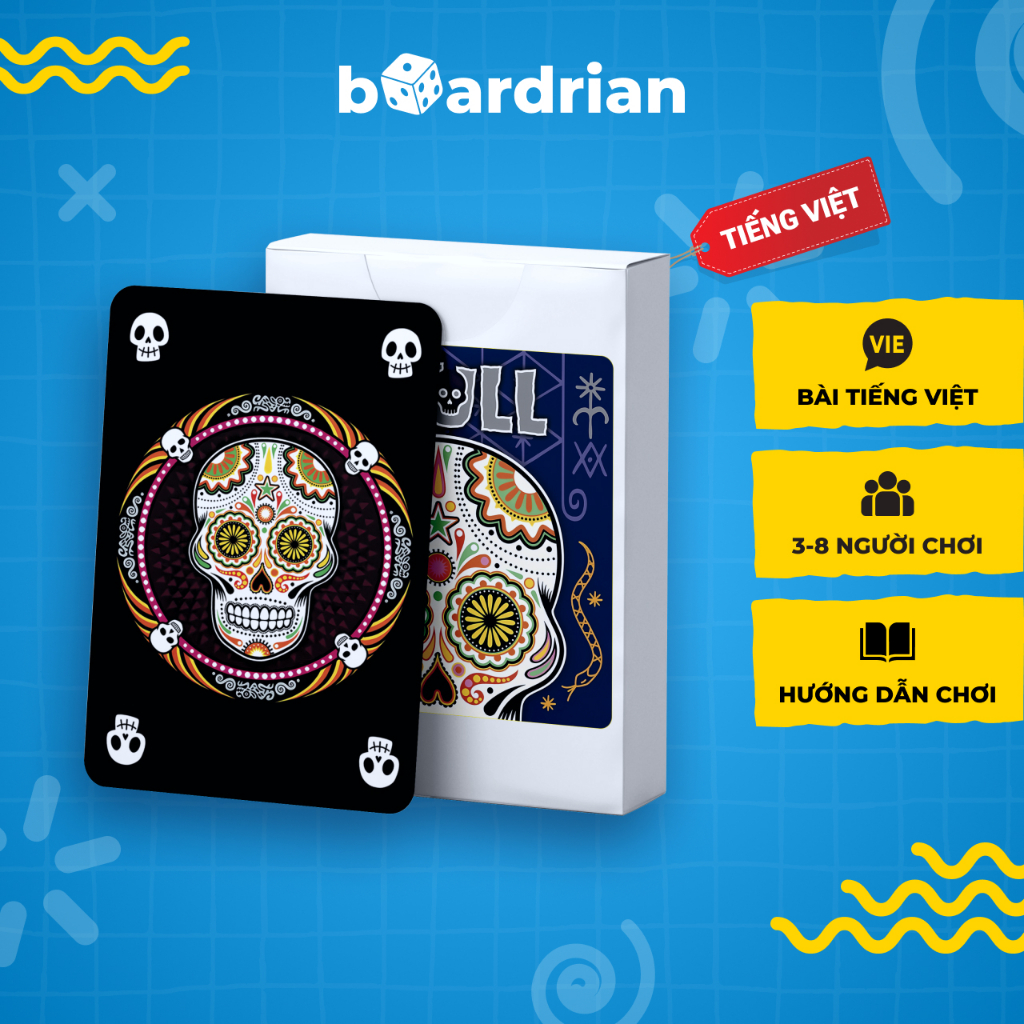 Skull (เวอร์ชันการ์ด DIY) - เกมกระดานจิตวิทยา Cheating SKULL Trap ...