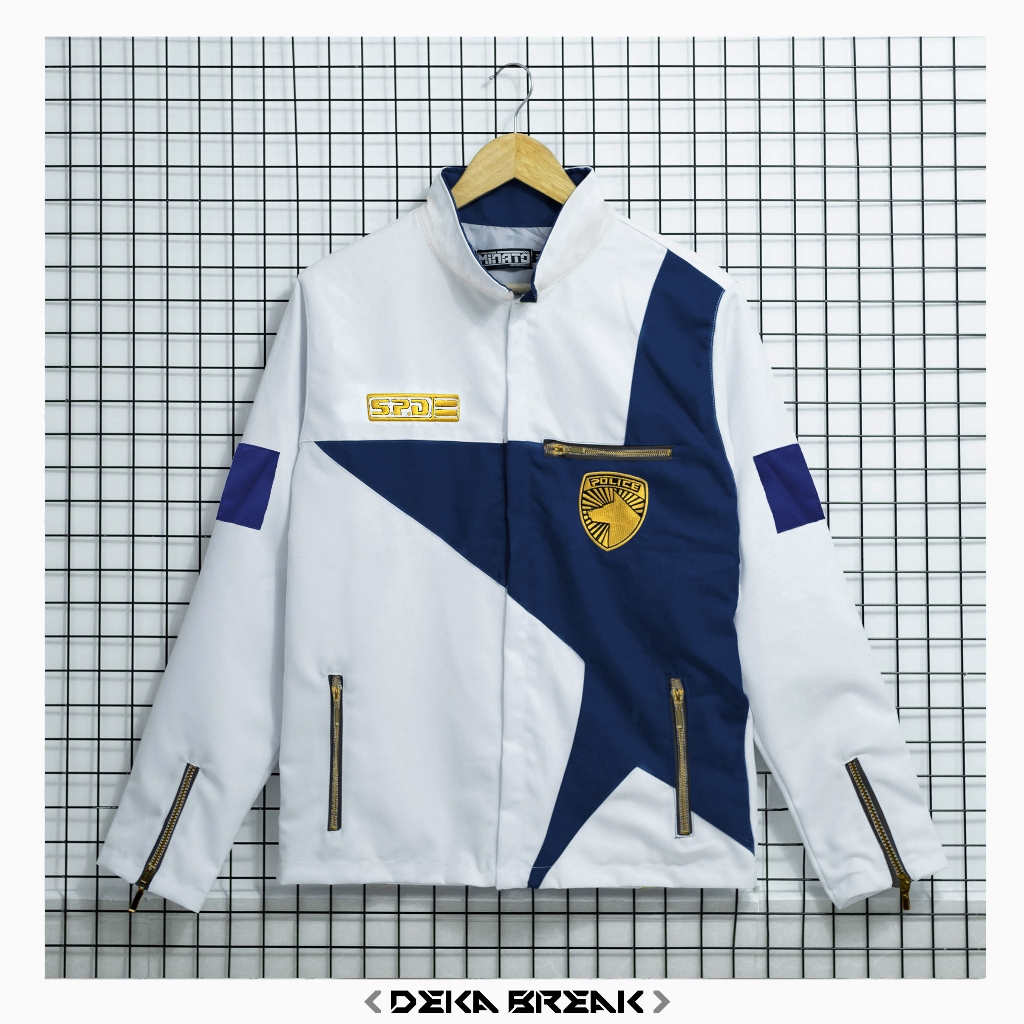 เสื้อแจ็คเก็ต Deka Break เย็บปักถักร้อยสีกากี Unisex | Shopee Thailand