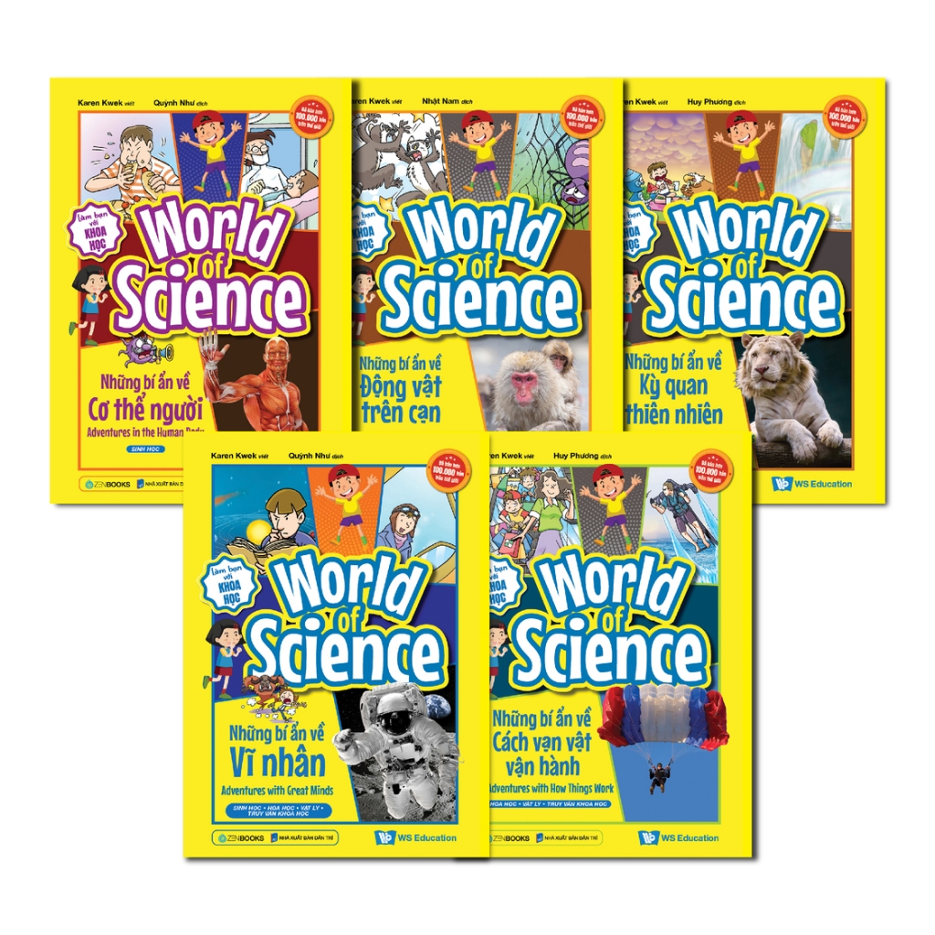 หนังสือ - Combo 5 เล ่ ม World of Science ( ชุด 2 ) | Shopee Thailand