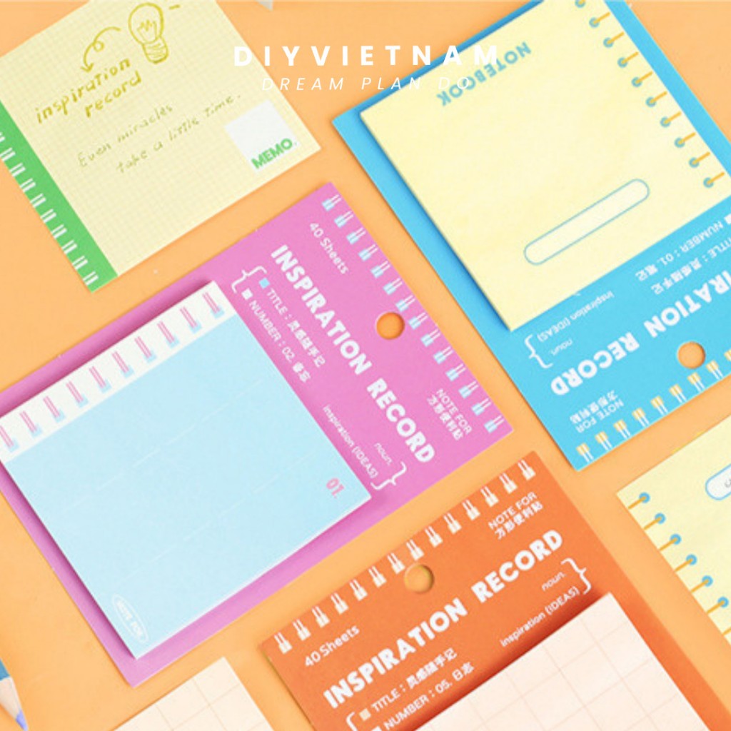 แรงบันดาลใจ RECORD NOTES (มีกาว) | Shopee Thailand