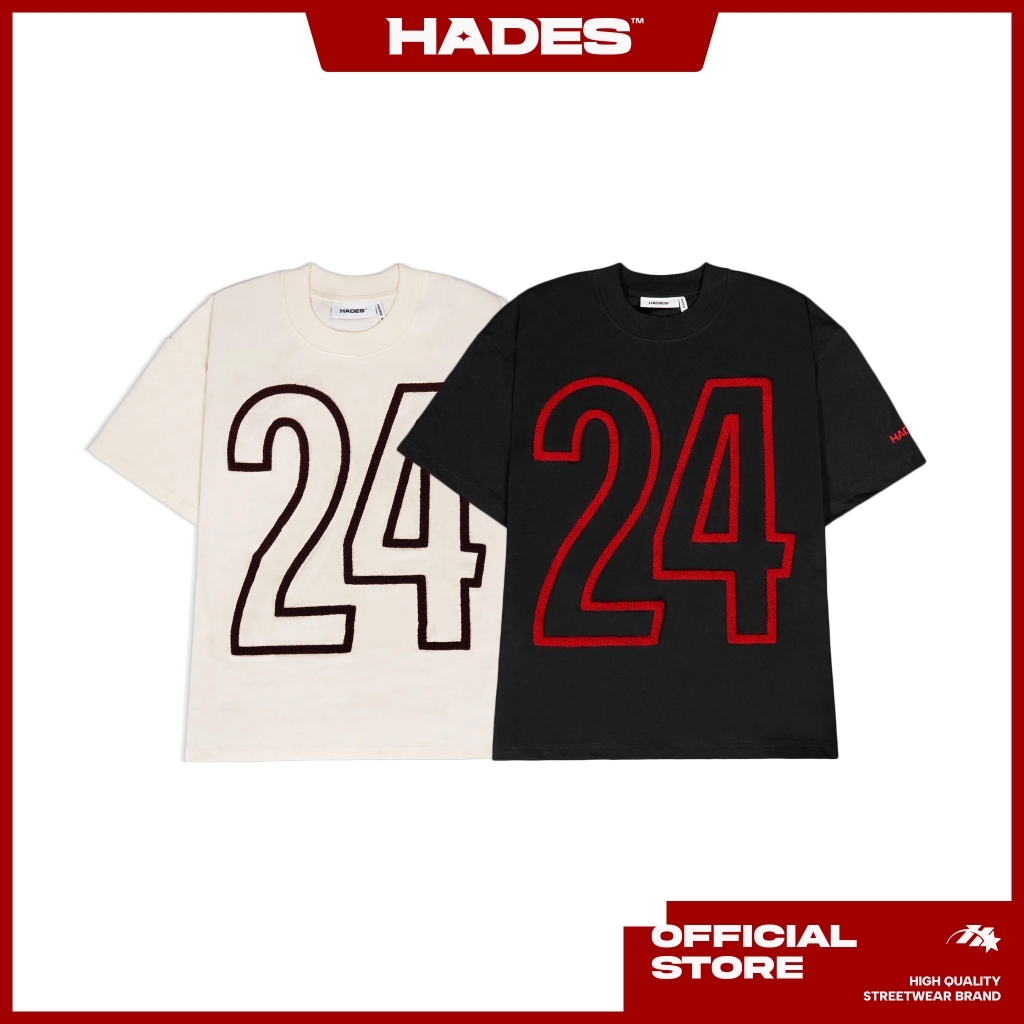 HADES SCARLET STITCH TEE เสื้อยืดแขนสั้น Unisex Cotton 100% - แบรนด์ ...