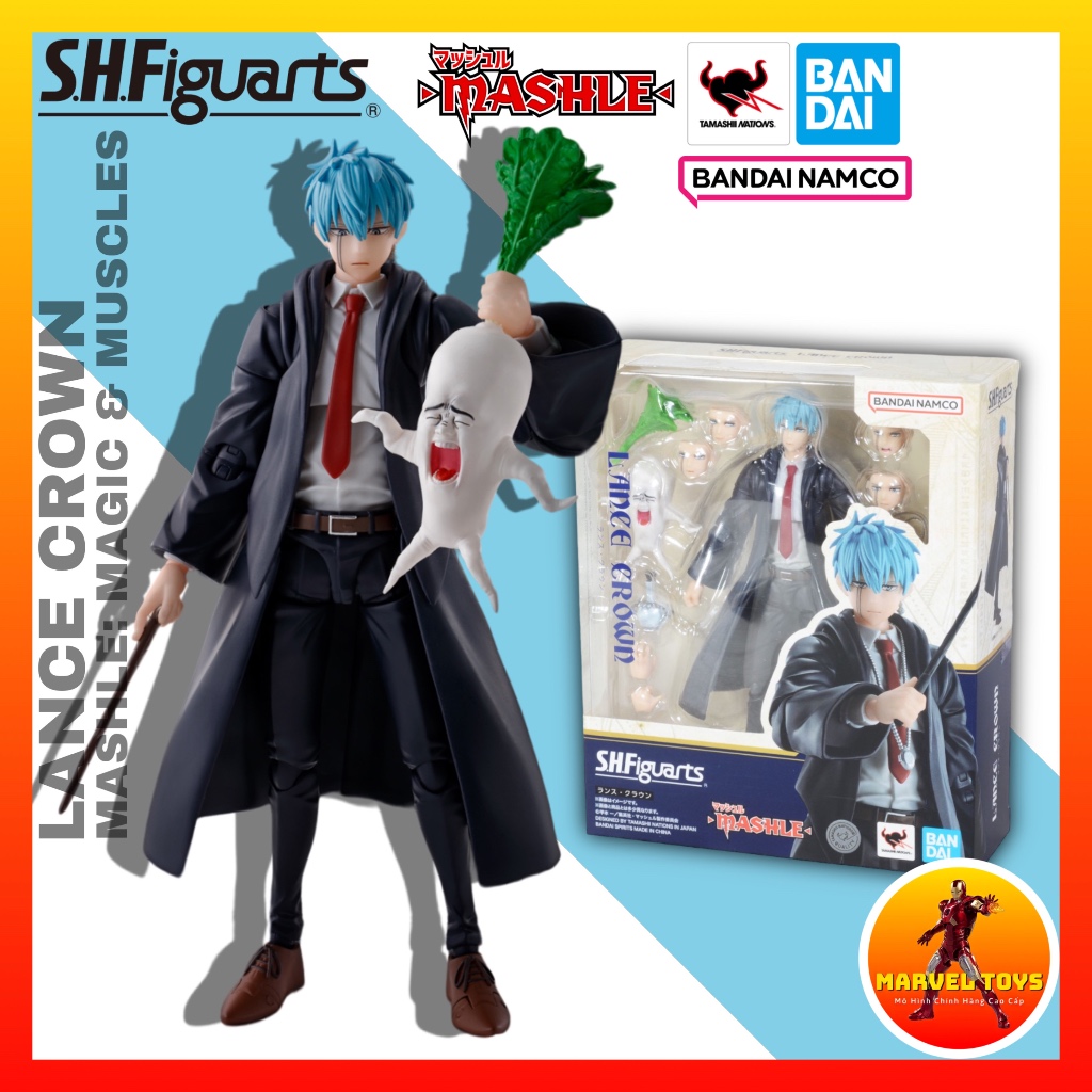 Bandai SHF SHFiguarts Lance Crown ของแท้ รุ่น - MASHLE: Magic & Muscle พร้อมข้อต่อ (R) | Shopee ...