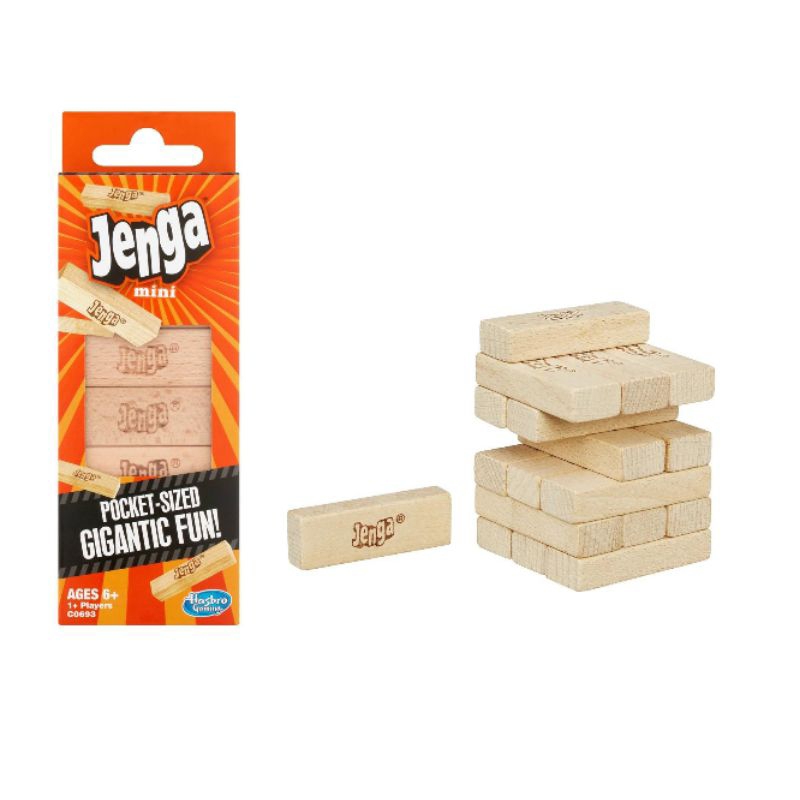 ปริศนาไม้จิ๋ว Jenga ประกอบด้วยบล็อกครบ 18 ชิ้น | Shopee Thailand