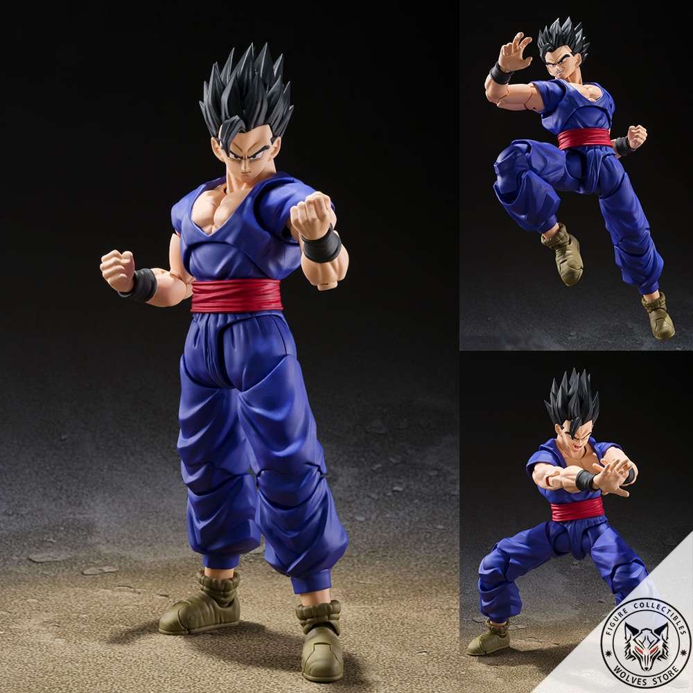 Shf Dragon Ball ฟิกเกอร์แท้ SHF Songohan Ultimate (ซูเปอร์ฮีโร่ ...