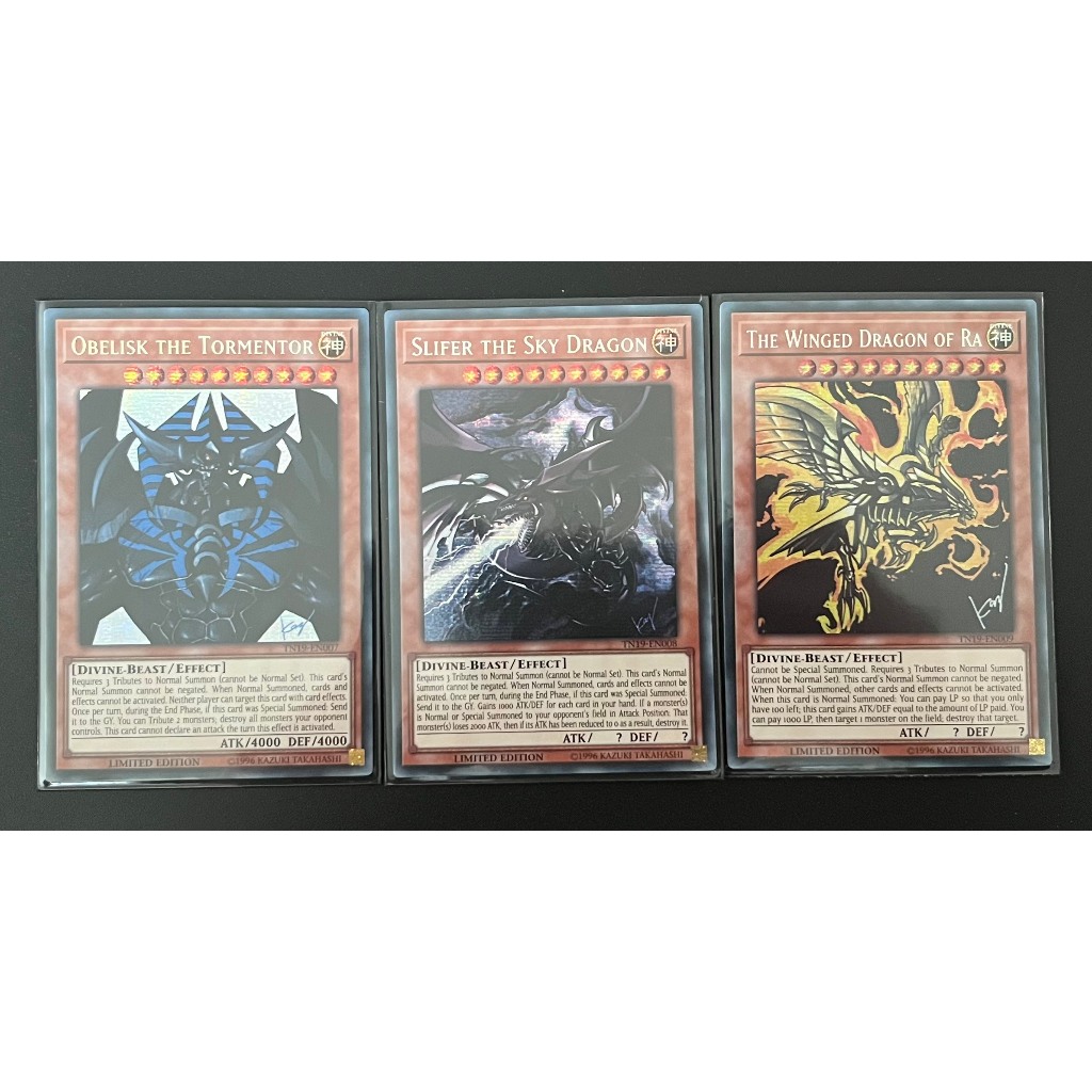 [การ์ด Yugioh] - [TCG-UK] ชุด 3 ใบ Obelisk, Osiris, Ra ...