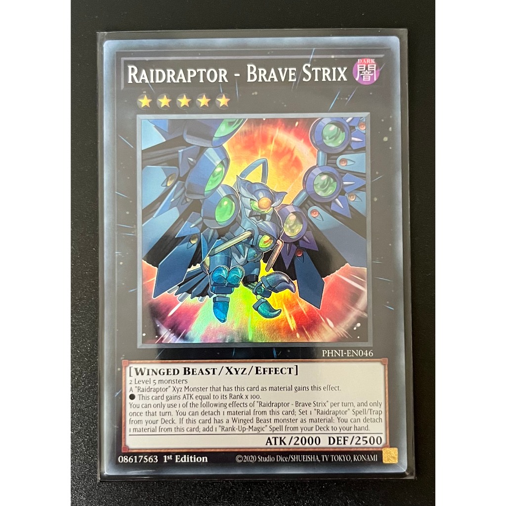 YMS - [การ์ด Yugioh] - [TCG-UK] - PHNI-EN046 - Raidraptor - Brave Strix ...