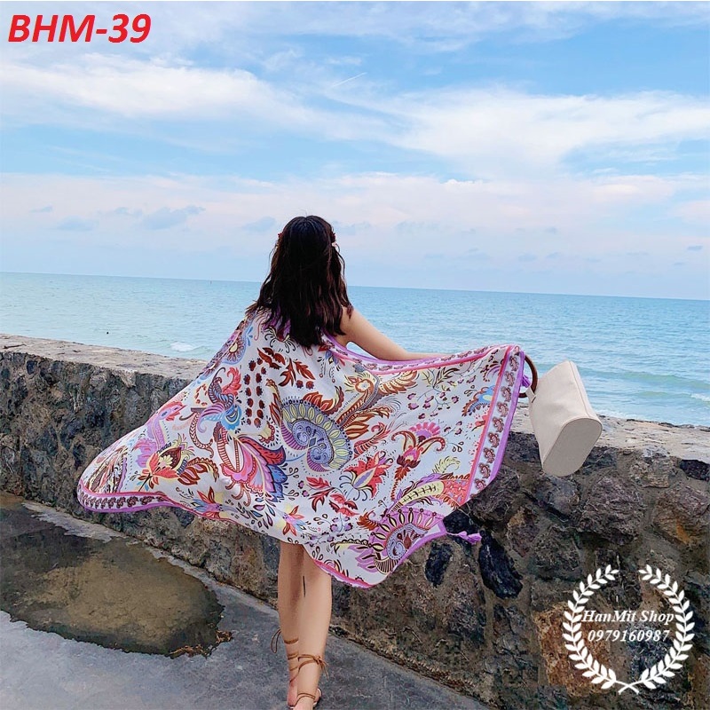 ผ้าเช็ดตัวชายหาด - BHM-39 ผ้าเช็ดตัวแฟชั่นโฟร์ซีซั่น | Shopee Thailand