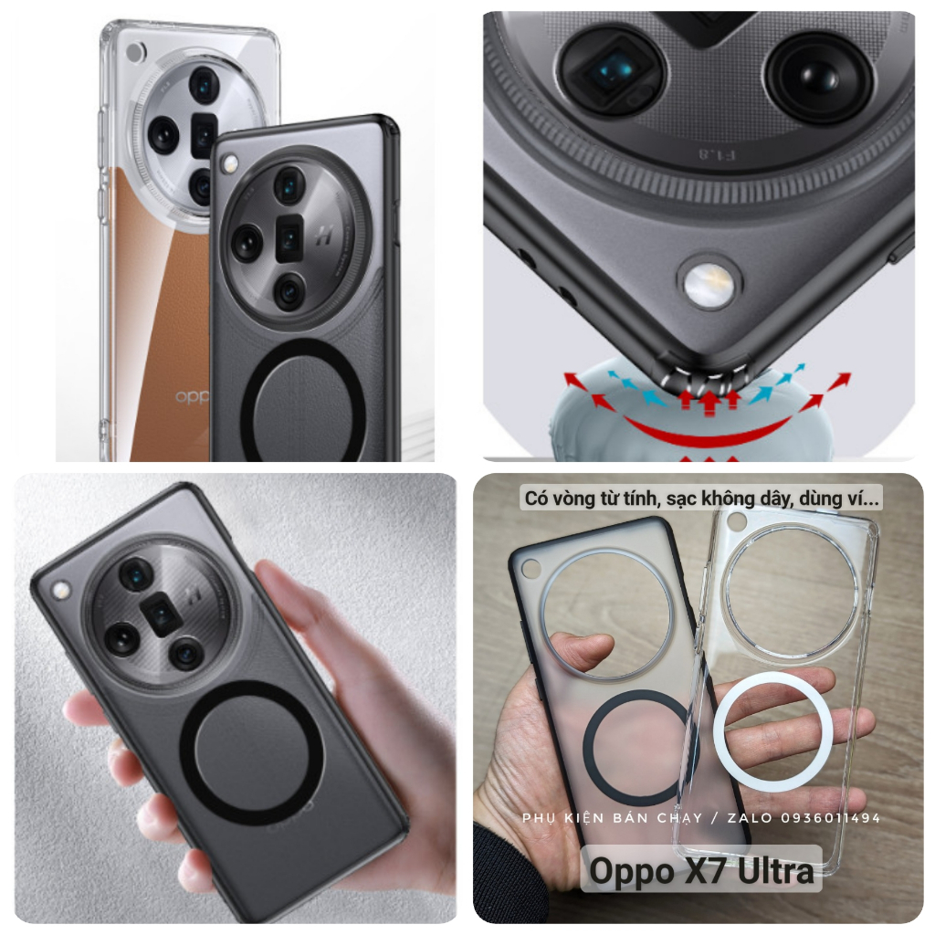 Wlons Oppo Find X7 Ultra / X7 / X6 Pro X6 / X5 Pro Case กันกระแทก ...