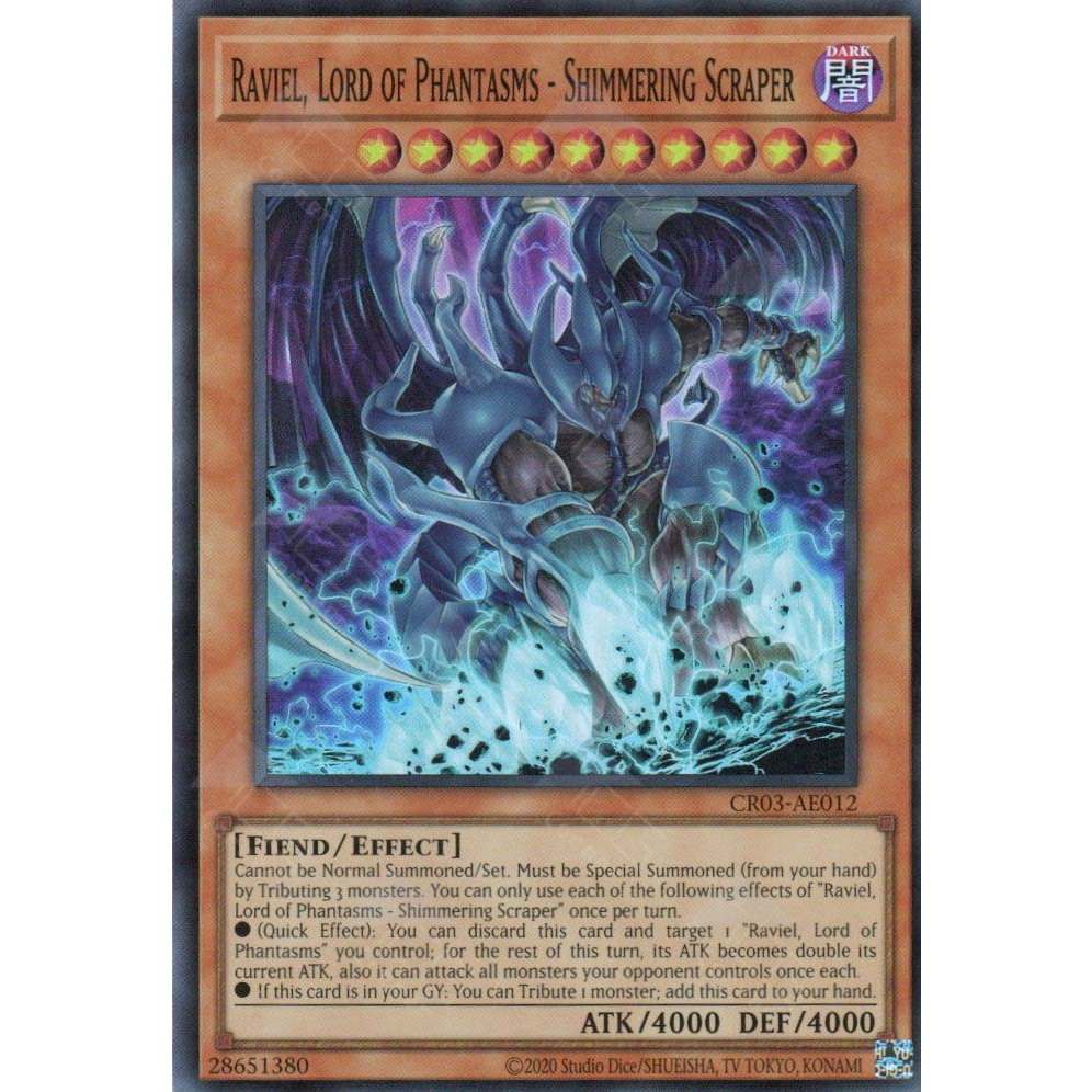 CR03-AE012 Ravael, Lord of Phantasms - เครื่องขูดชิมเมอร์ (SR ...