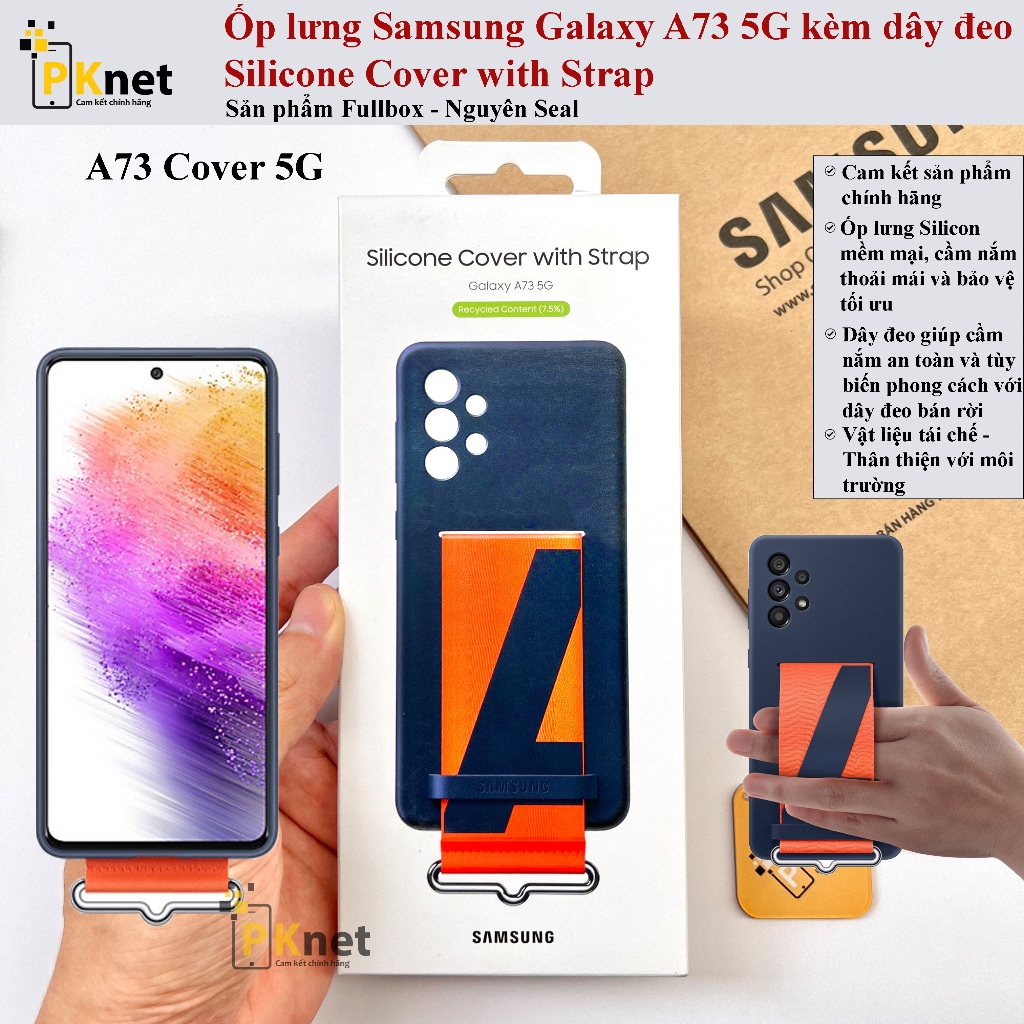 เคส Samsung A73 (A73 5G) พร้อมปลอกซิลิโคนแท้พร้อมสาย | Shopee Thailand