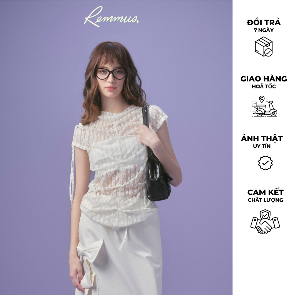 Remmus - เสื้อลูกไม้ Hottie | เสื้อลูกไม้ซีทรูผู้หญิง(ไม่มีหลอดนะคะ ...