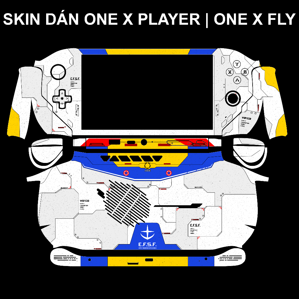 One X Player One X Fly Gundam สติ๊กเกอร์โมเดล Skin (สามารถปรับแต่งได้ ...
