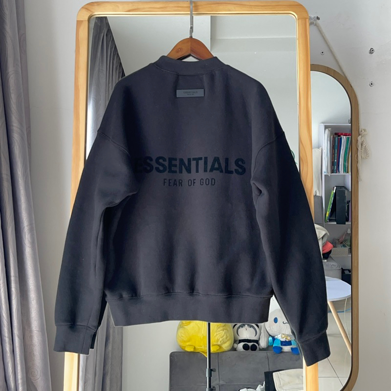 [ ของแท้ ] Sweater Essential Fog เสื้อสเวตเตอร์แขนยาว 3 สี - Black-Moss ...