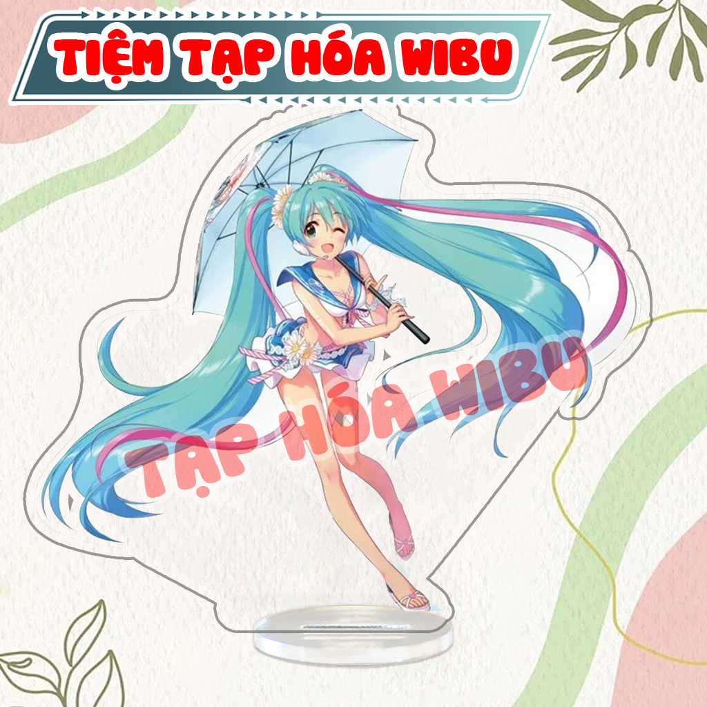 รูปปั้นสแตนดี้อะคริลิค รุ่น Hatsune Miku Snow Miku 2024 Kaito Meiko Megurine Luka Kagamine Len ...