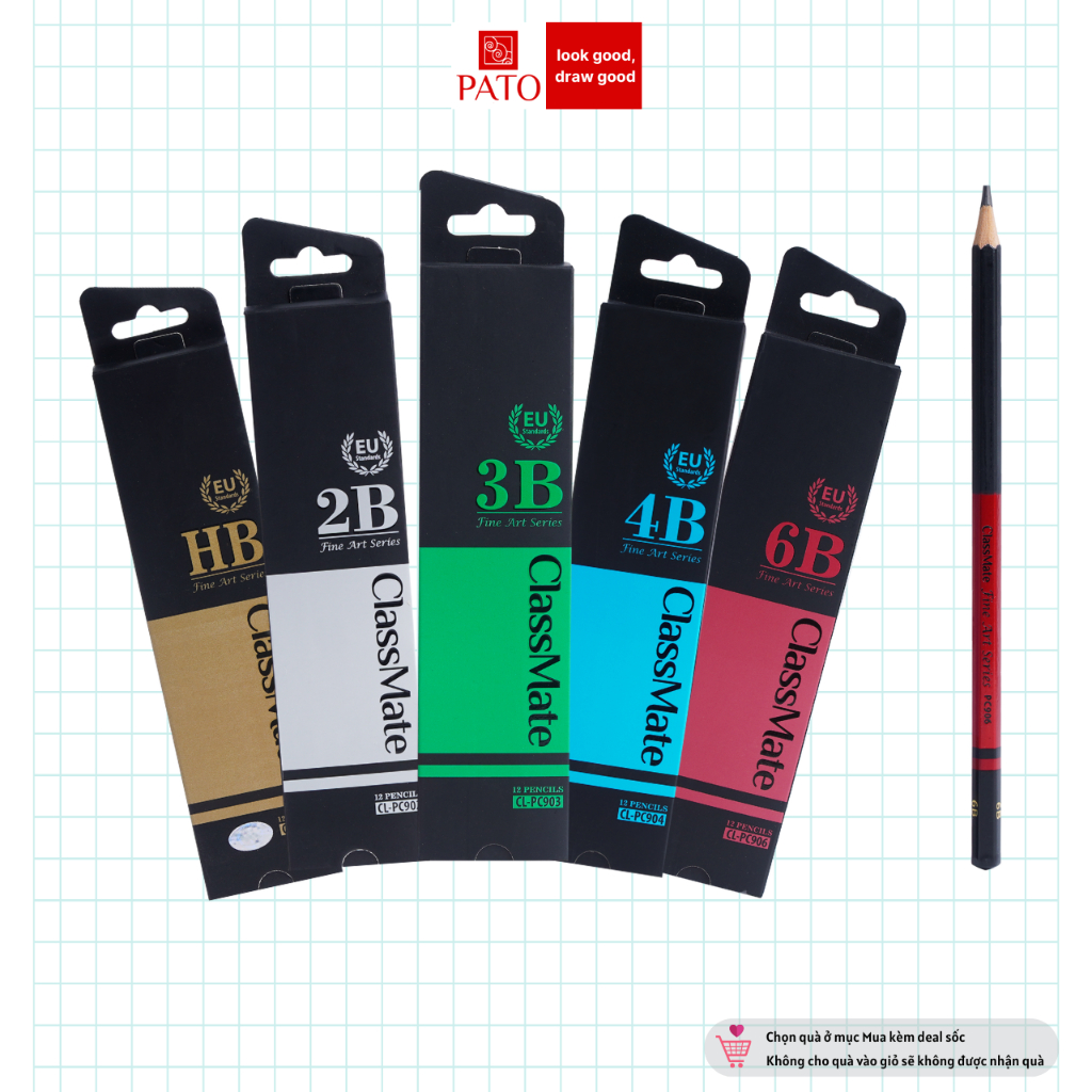 ดินสอไม้เชี่ยวชาญในคุณภาพสูง Fine Art ภาพวาด HB / 2B / 3B / 4B / 5B ...