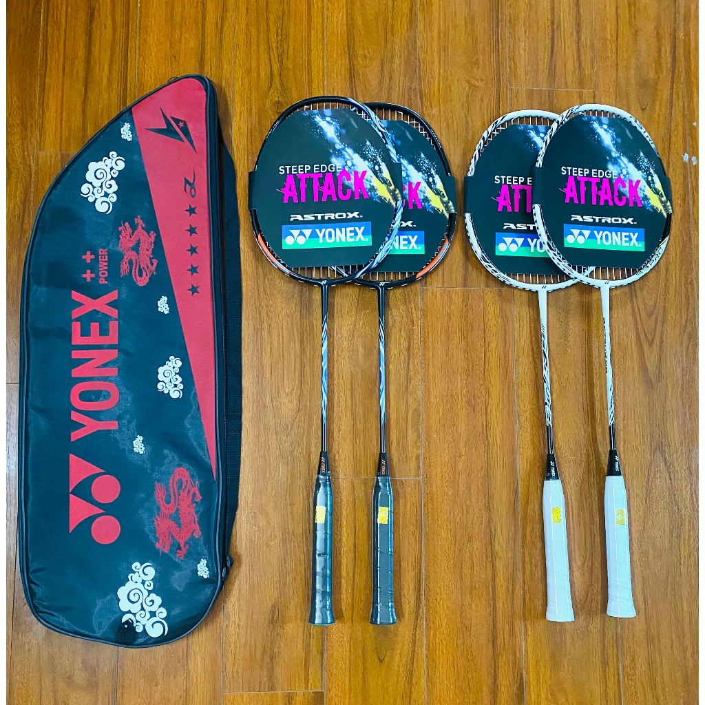 Yonex ATTACK-ASTROX-POWER 2024 ตัวยึดคู่, รวม 2 อุปกรณ์เสริม YONEX CKET ...