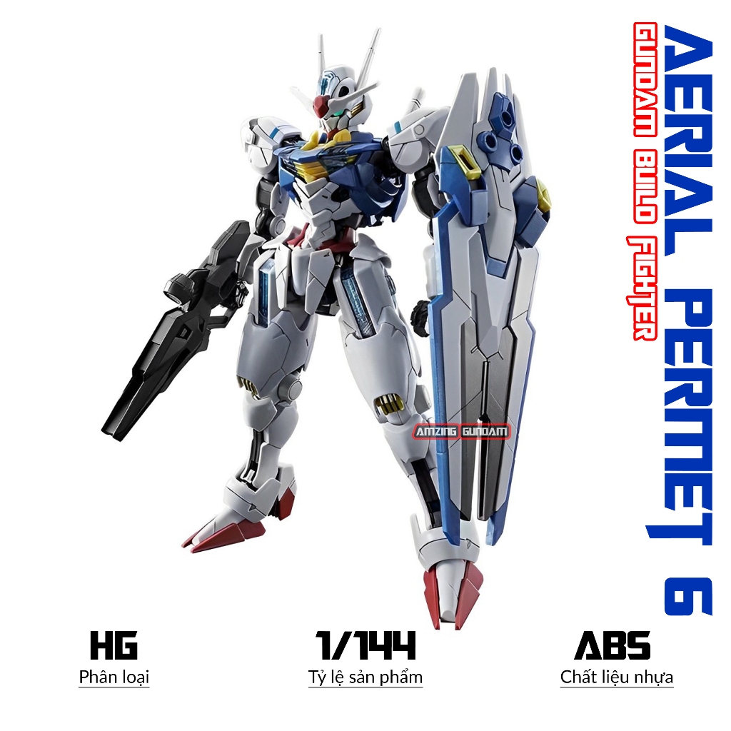 [รุ่นใหม่] รุ่น Aerial Permet Score Six 6. 1 / 144 กันดั้ม ของเล่น ...