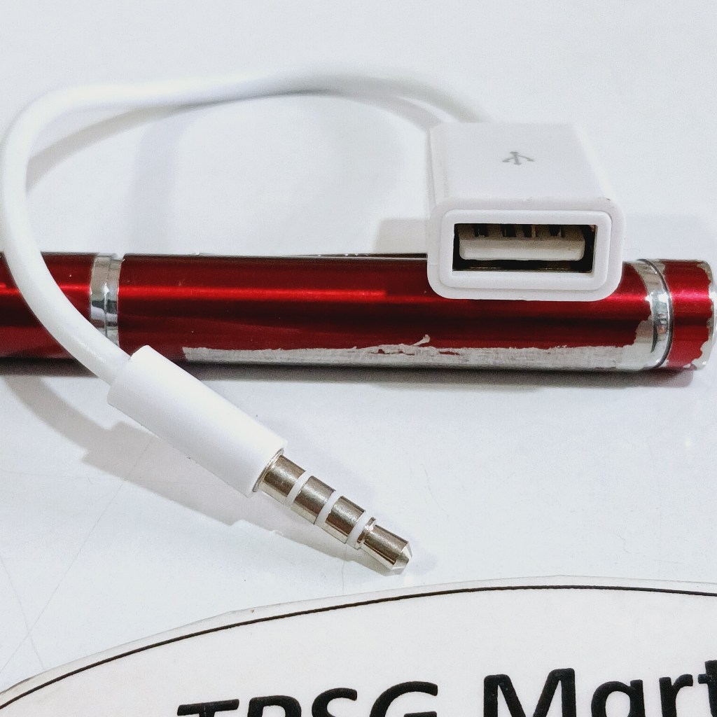 สายเคเบิล 3.5 มม. เป็น USB Female (AUX) / มาตรฐาน 3.5 มม. (4 เสา) ยาว 15 ซม. (สาย OTG AUX ...