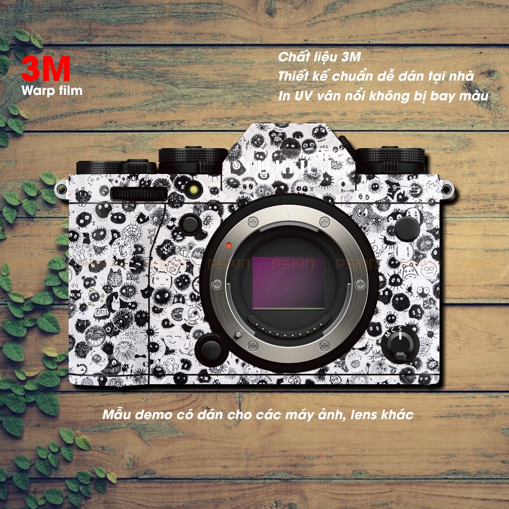 สติ ๊ กเกอร ์ ผิว ผิว กล ้ อง Fujifilm X-H2,X-T4, X-T5, X-Pro 2, GFX 100, X-E4, X-E3 ฯลฯ ...