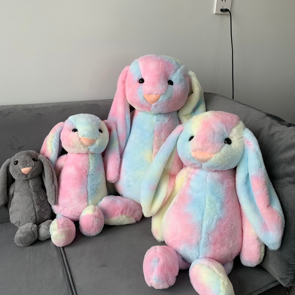 ตุ ๊ กตาสัตว ์ 2, Super Cute Long Ear Rabbit Teddy Bear Jellycat Bunny ...