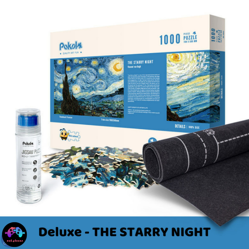 [The Starry Night] Pokolo Van Gogh Arts Jigsaw Puzzle (รุ่นดีลักซ์ ...