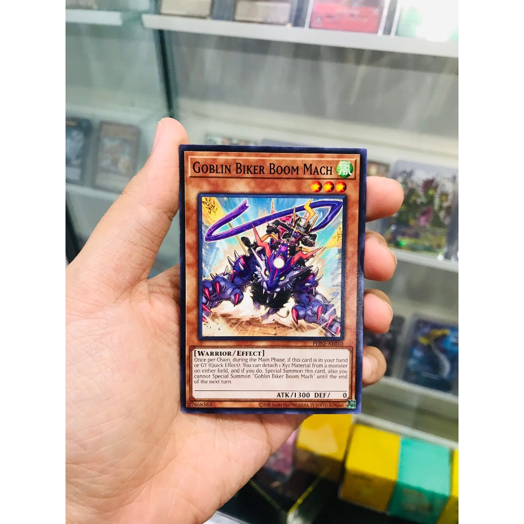 การ์ด Yugioh รหัส PHNI-AE010 - Goblin Biker Boom Mach - ทั่วไป | Shopee ...