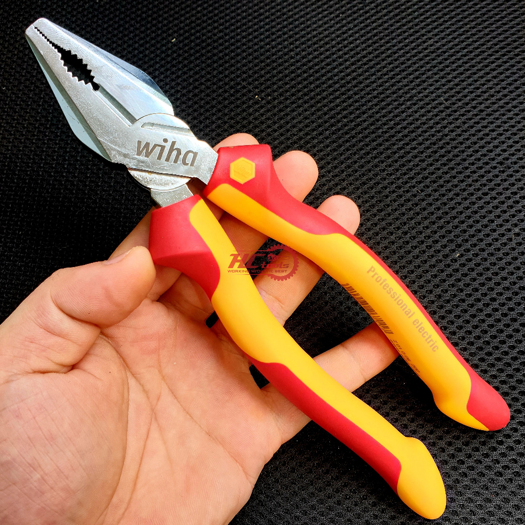 Wiha 26711 1000v คีมอเนกประสงค์หุ้มฉนวน - เยอรมัน 200mm | Shopee Thailand