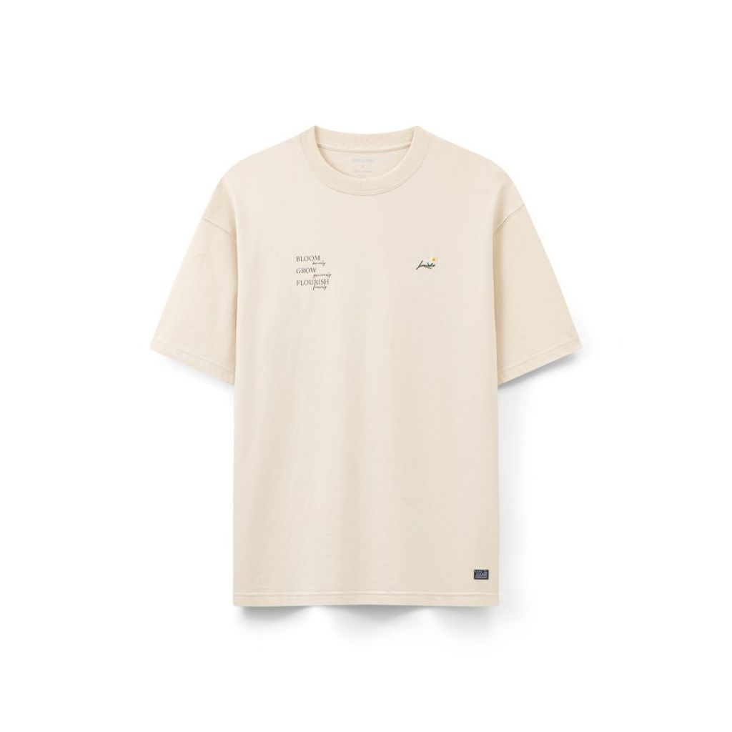 เสื ้ อยืดคอกลม Ssstutter ลายดอกไม ้ ปักสบายและระบายอากาศได ้ BLOOM TEE ...