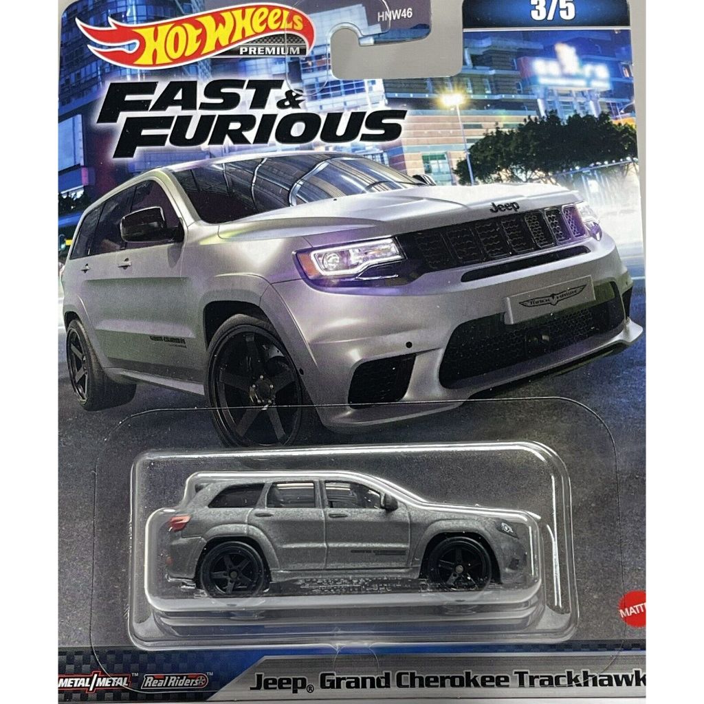 Hot Wheels Premium Jeep Grand Cherokee Trackhawk Fast & Furious Model ...