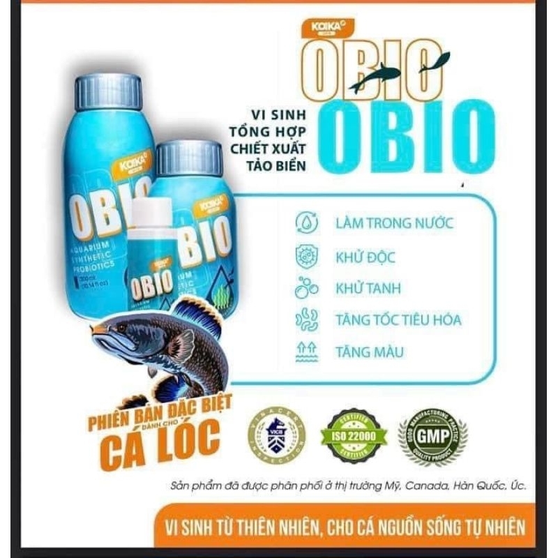 โอบิโอะ โคอิกะ โปรไบโอติก || Obio Probiotics รุ่นปลาช่อน | Shopee Thailand