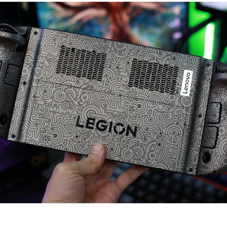 Lenovo Legion Go sticker Skin รุ่นวงจรไทเทเนียมสีเทา (ฟิล์มนูน 3M | เรา ...