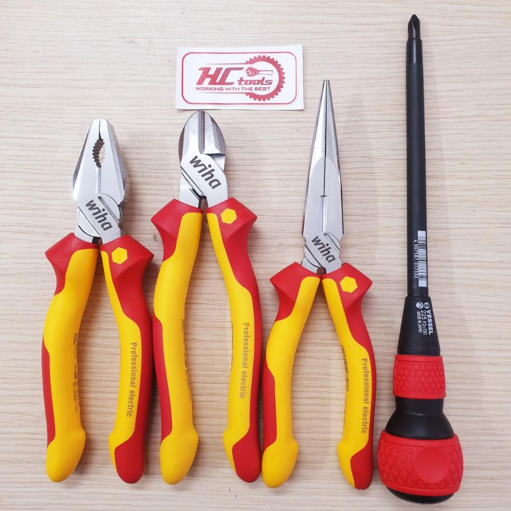 Wiha คีม Combo 26708 43340 26727 ชนิดหุ้มฉนวน 1000v เยอรมัน สินค้าของ ...