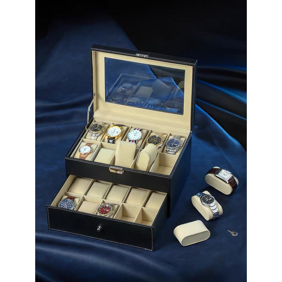 กล่องนาฬิกาไม้หนังคุณภาพสูง [013 0182 0117 007 0199 0198 0195 0193 0188 ...