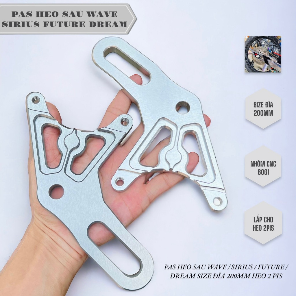 WAVE - SIRIUS - FUTURE - DREAM หมู 2pis ขนาดแผ่น 200mm CNC ALUMINIUM | Shopee Thailand
