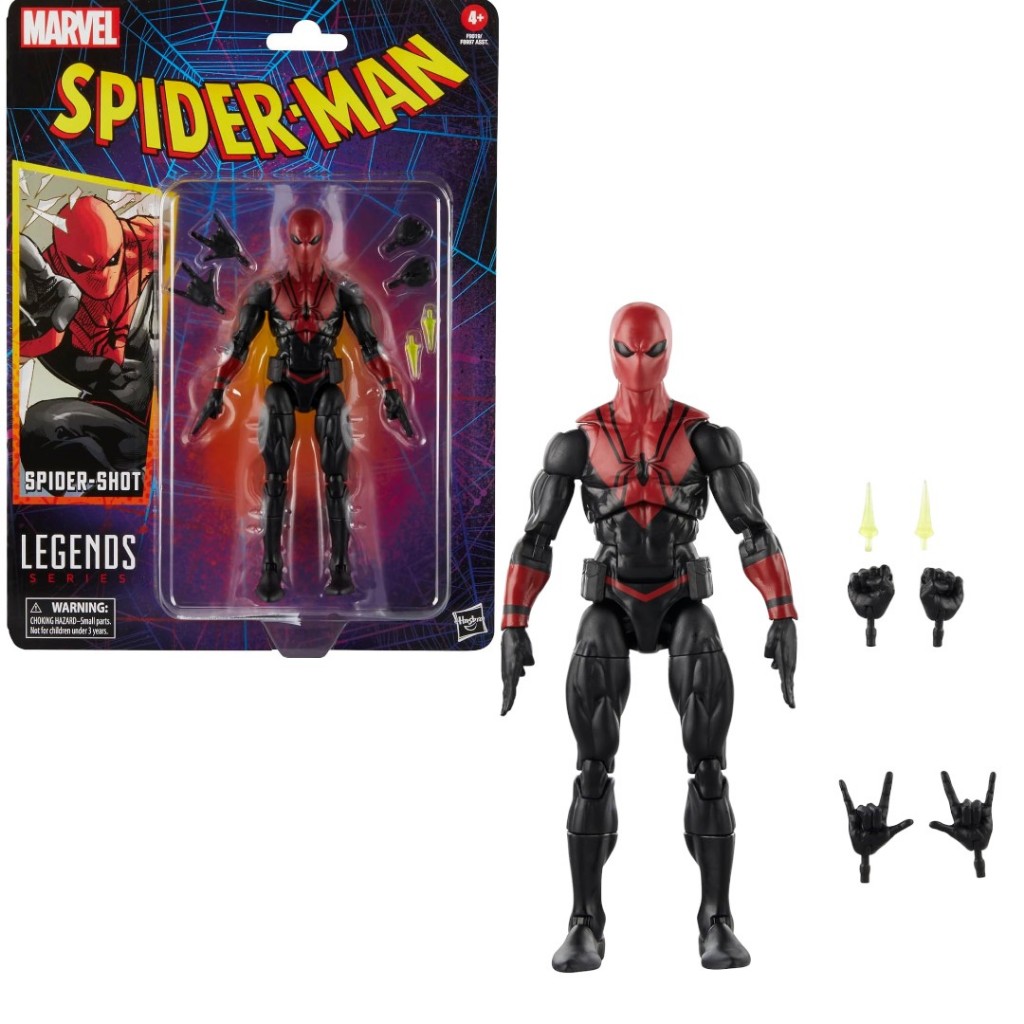 Marvel Legends Spider-Shot Model, Spider-Man Comics ของสะสม Hasbro ของ ...