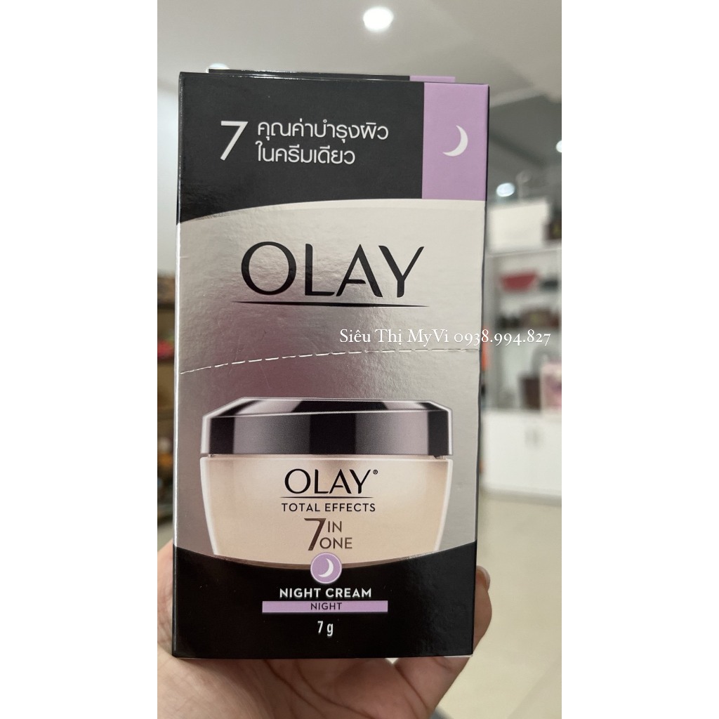 [ ผลิตภัณฑ ์ ไทย ] Olay Total Effects Night Cream Box 6 แพ ็ ค 7g ...