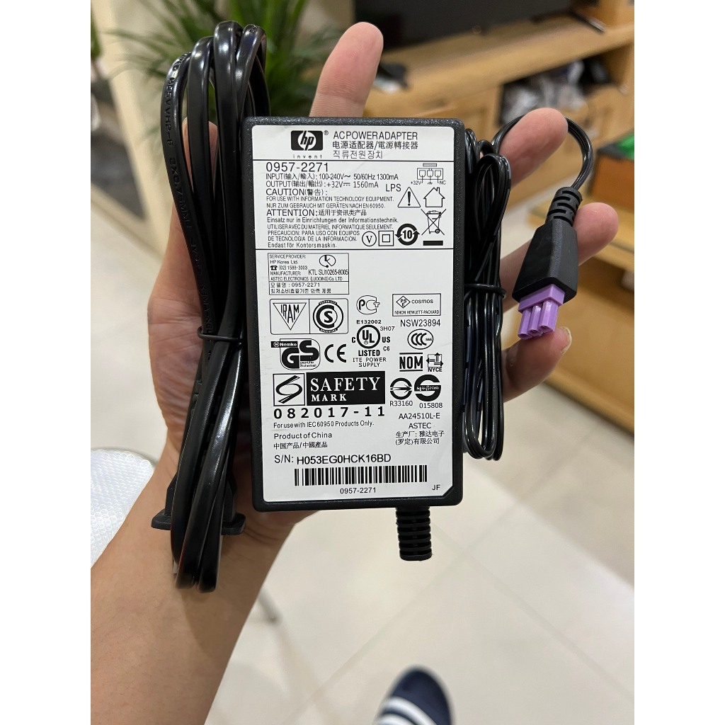 อะแดปเตอร์แปลงไฟ HP ScanJet Pro 2600 F1 สายไฟสแกนเนอร์ HP 2600F1 ของแท้ ...