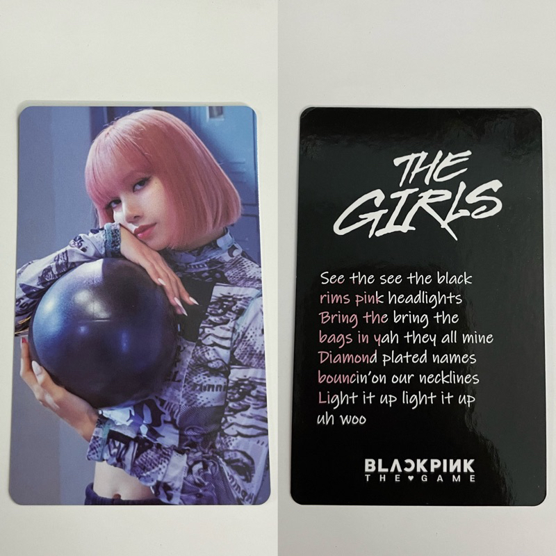 [ Official ] Bo Angle Card Photocard ของแท ้ BlackPink Jennie /Jisoo ...