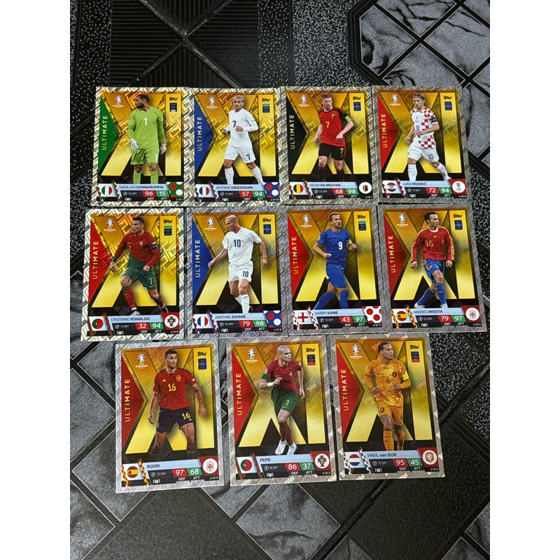 [GENUINE] Topps EURO 2024 ULTIMATE PLAYER CARD (ฟรี Toploader + ปลอกแขน ...