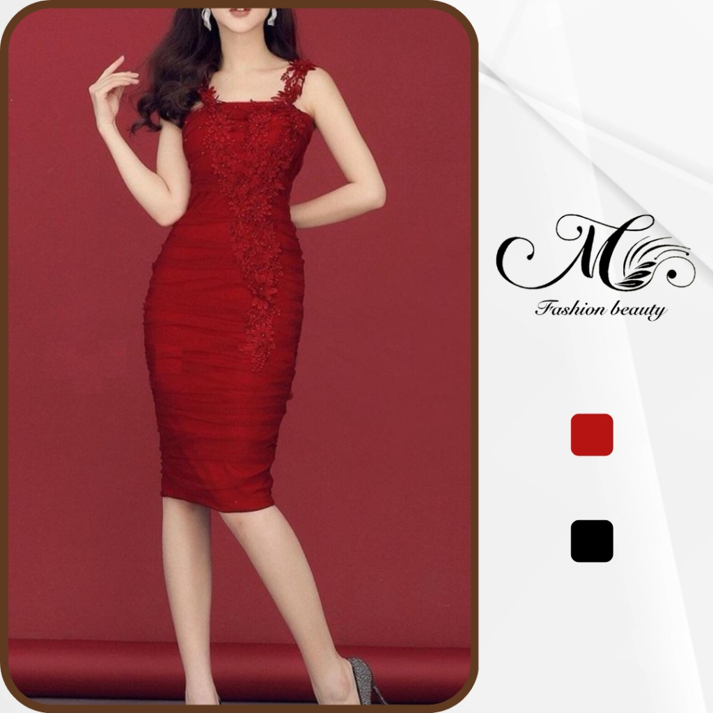 Super BEAUTIFUL 3D LACE DESIGNED BODY DRESS | Shopee Thailand