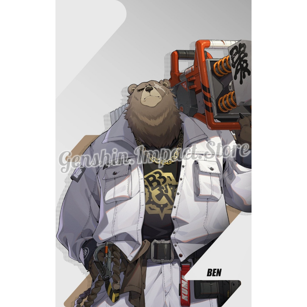 ภาพการ ์ ดตัวละคร Zenless Zone Zero M1 ( พร ้ อมผูกมุม ) | Shopee Thailand