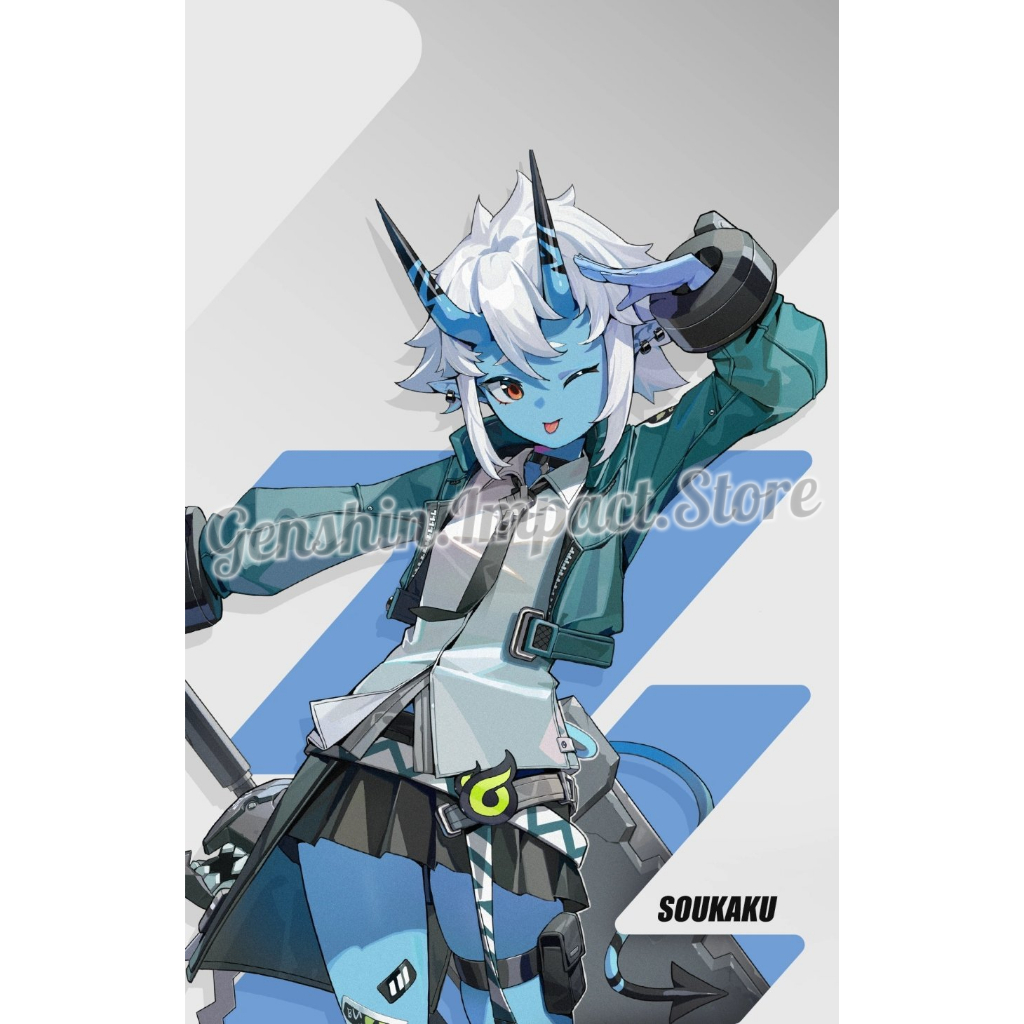 ภาพการ ์ ดตัวละคร Zenless Zone Zero M1 ( พร ้ อมผูกมุม ) | Shopee Thailand