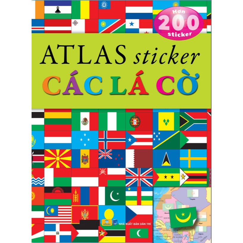 หนังสือ - สติ๊กเกอร์ ATLAS FLAGS - สติ๊กเกอร์มากกว่า 200 ดวง - ndbooks ...