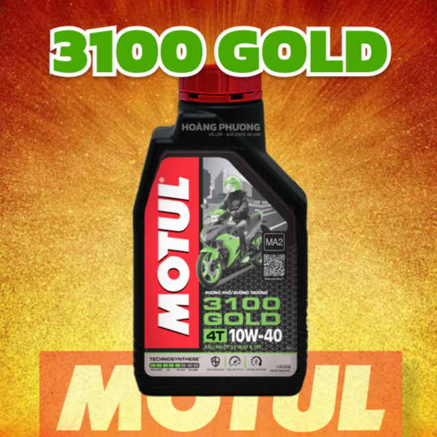 Motul 3100 GOLD 10w40 น้ํามันเครื่องมอเตอร์ไซค์ น้ํามันเกียร์แท้ ...