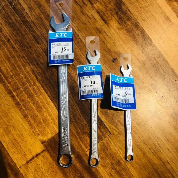 ประแจแหวนข้างบาง KTC ของญี่ปุ่นใช้สําหรับซ่อมจักรยาน MS3-08T, MS3-10T, MS3-15T | Shopee Thailand