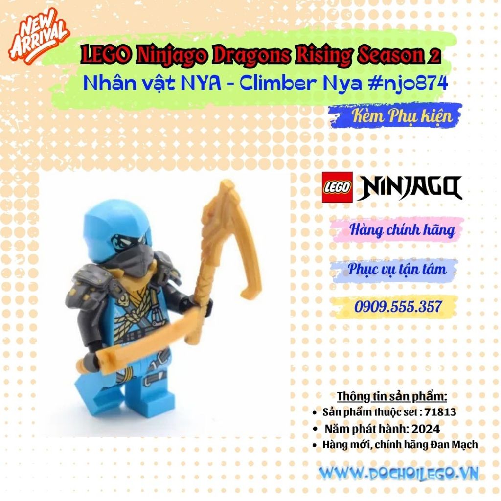 ตัวละคร Nya - Climber JNya - พร้อมชุดเกราะไหล่ ตัวละครจาก Iego Ninjago ...