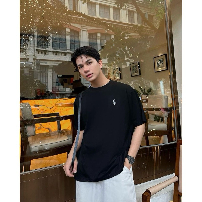 เสื้อยืด Ral-ph Lauren หลายรุ่น Hottrend 2024 Unisex Loose Form ผ้าฝ้าย 100% ผ้ายืด 2-Way - Full ...